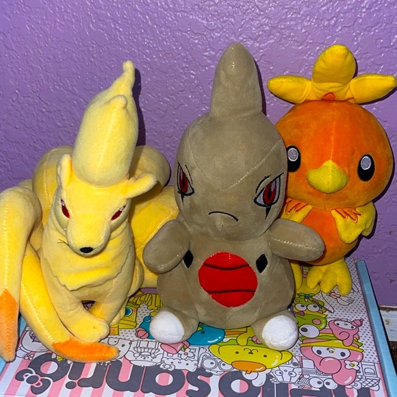 Pokemon | Toys | 3 Piece Pokemon Plushie Set | Poshmark
